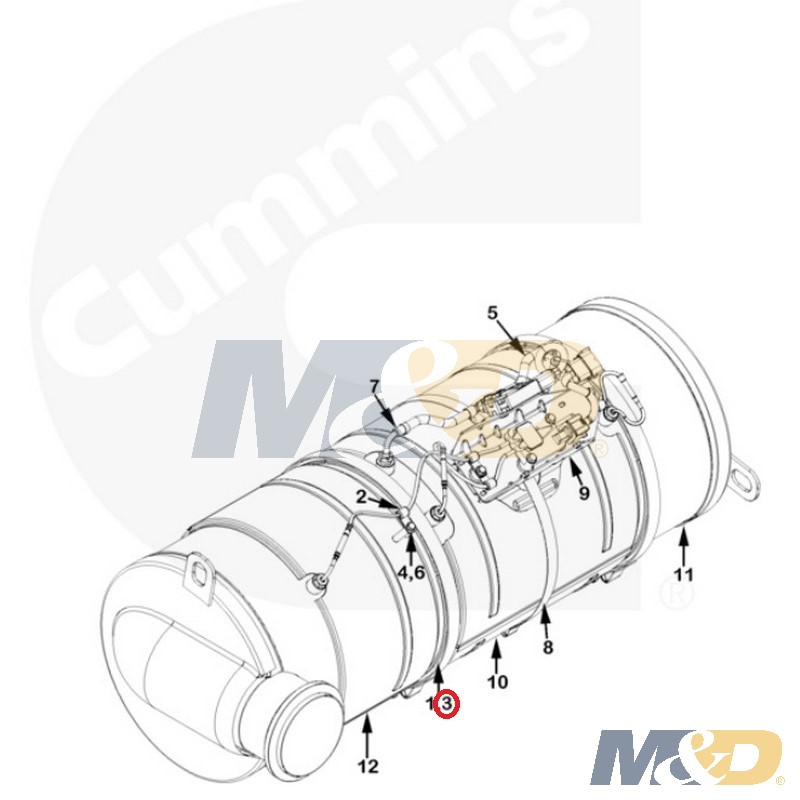 Product: CLAMP V BAND DIESEL DOC PARTICULATE ELEMENT