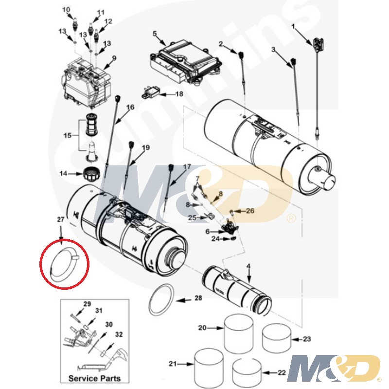 Product: Aftertreatment Device Gasket