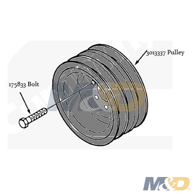 Product: Cummins NH Accessory Drive Pulley