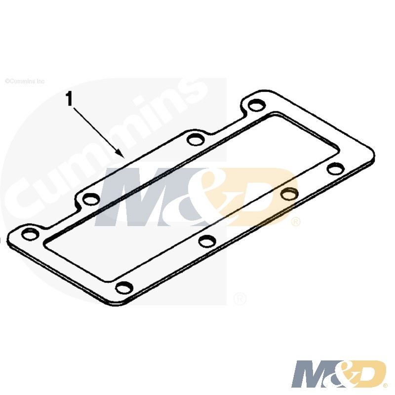 Product: GASKET INTAKE MANIFOLD COVER ISC CUMMINS