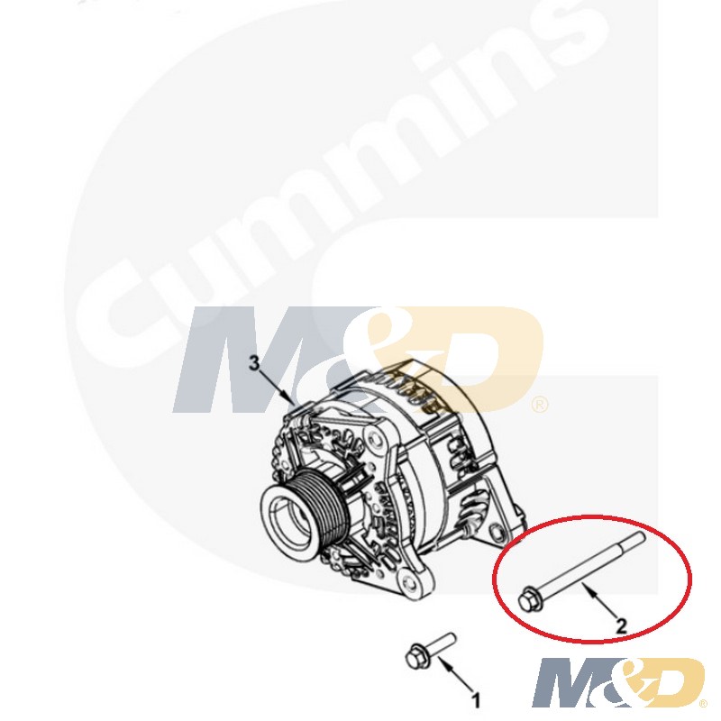 Product: BOLT ALTERNATOR BRACKET