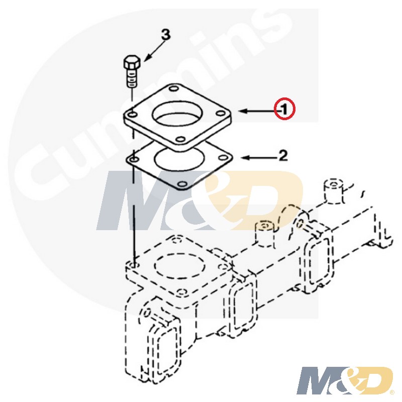 Product: EXHAUST FLANGE