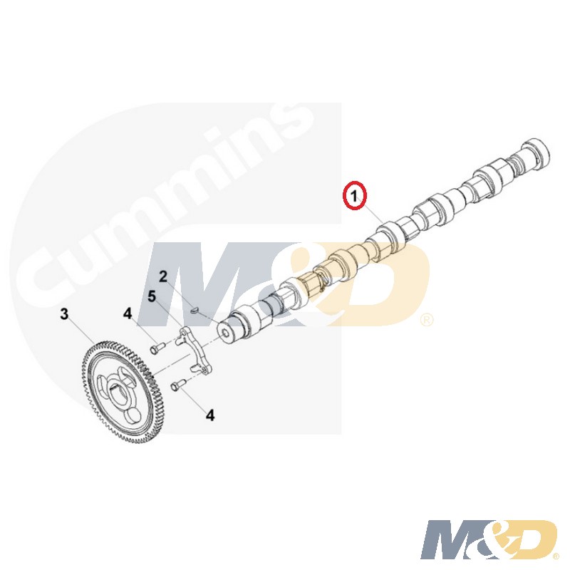 Product: Cummins 3.3L Engines Camshaft
