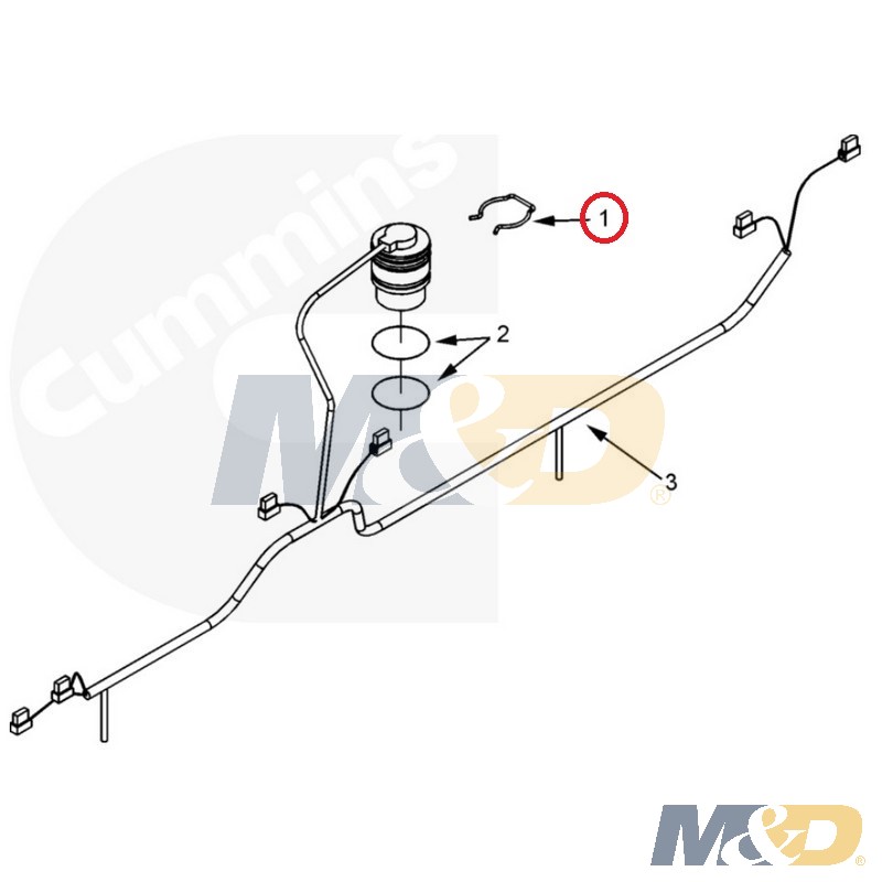 Product: CLIP ENGINE BRAKE SOLENOID ISX
