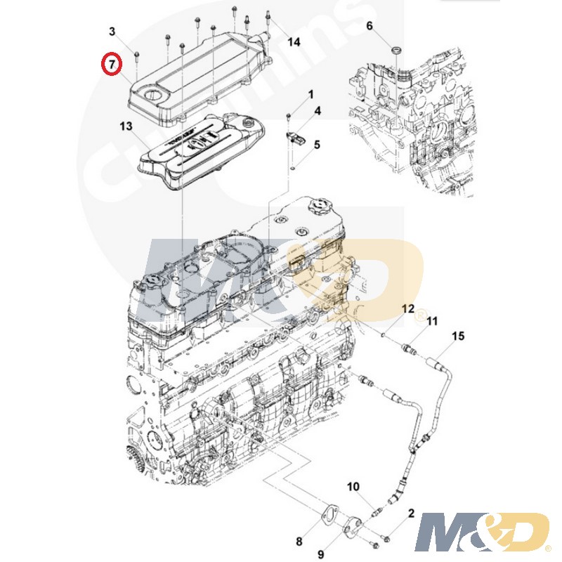 Product: CRANKCASE BREATHER COVER ISB 6.7L