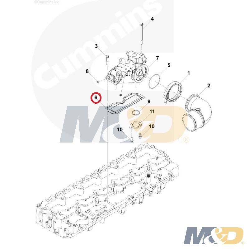 Product: GASKET AIR INTAKE CONNECTION
