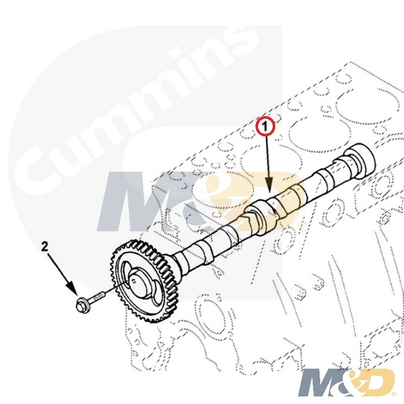 Product: Cummins 3.3L Engines Camshaft