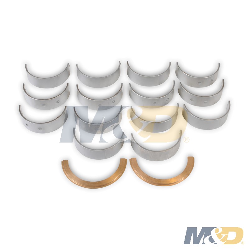 Product: CAT 3406, C15, C16, C18, 3412 Standard Main Bearing Set