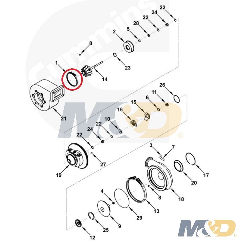Product: Turbocharger Turbine V-Band Clamp