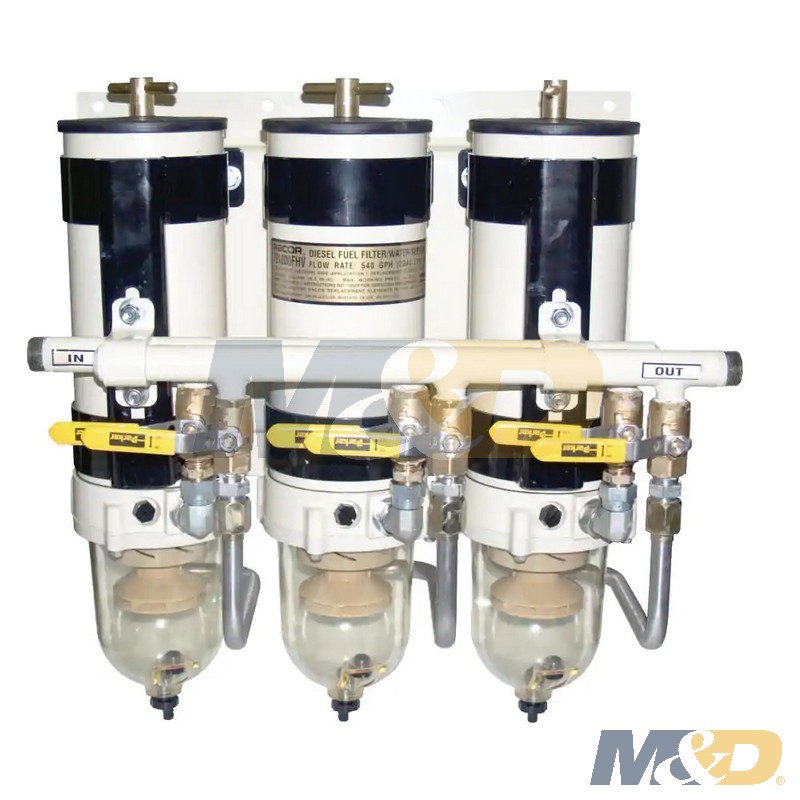 Product: 10 Micron, Triple Unit Fuel Filter Assembly