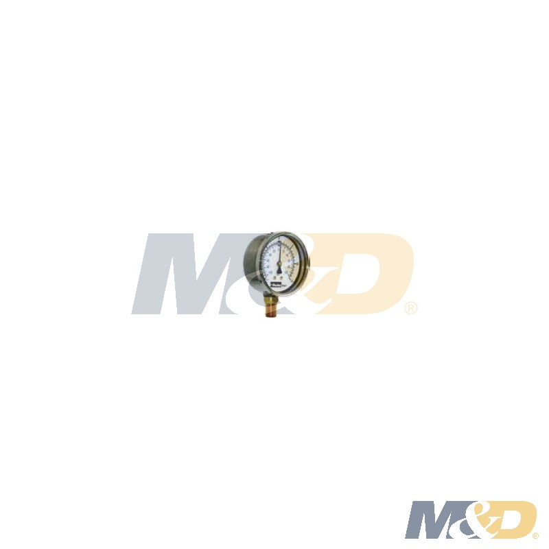 Product: Bottom Mount Gauge, 30 inHg to -15 PSI